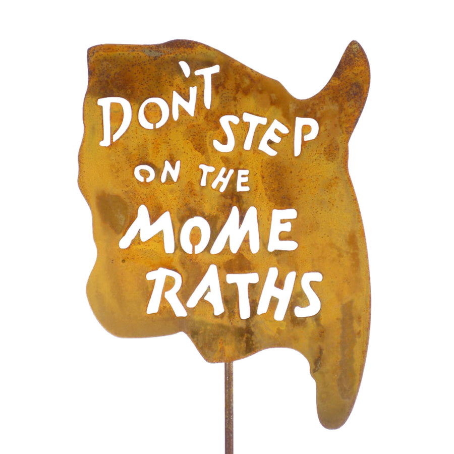 Don't Step On The Mome Raths Garden Stick Sign – Zed's Zombie Ranch